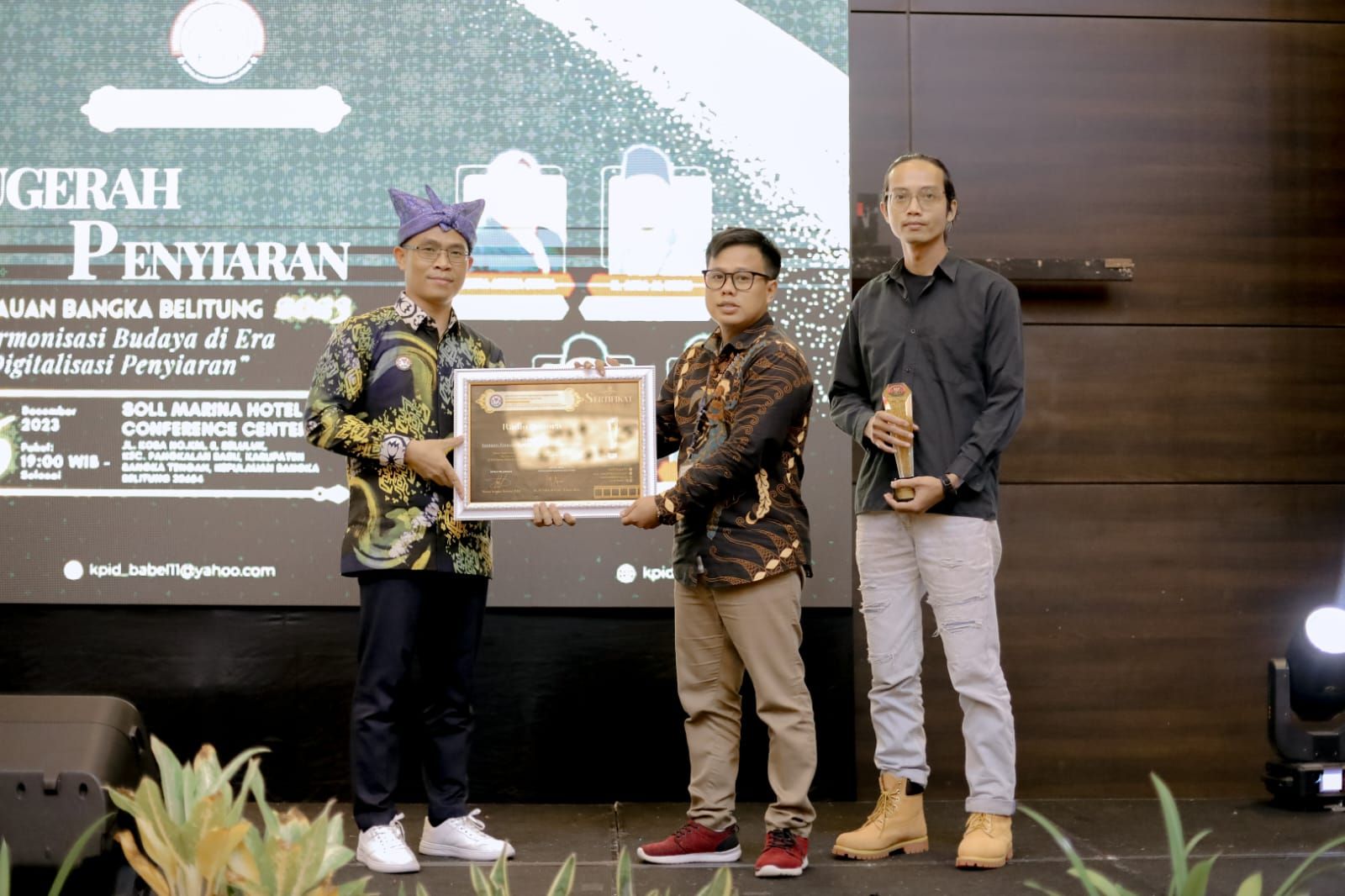 Radio Sonora Raih Penghargaan Program Konten Lokal Terbaik di Ajang KPID Babel Award 2023 ...