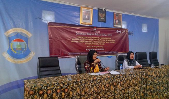 Kpu Pangkalpinang Gelar Sosialisasi Tahapan Pembentukan Badan Adhoc