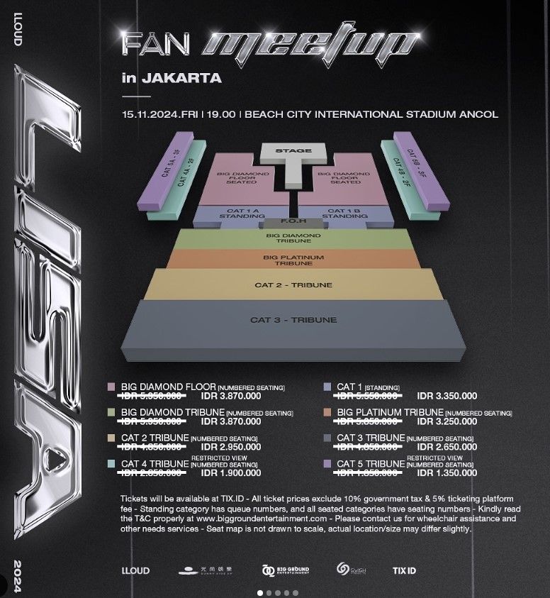 Harga Tiket & Seat Plan Fan Meetup Lisa BLACKPINK di Jakarta: Terbaru! - Sonora.id