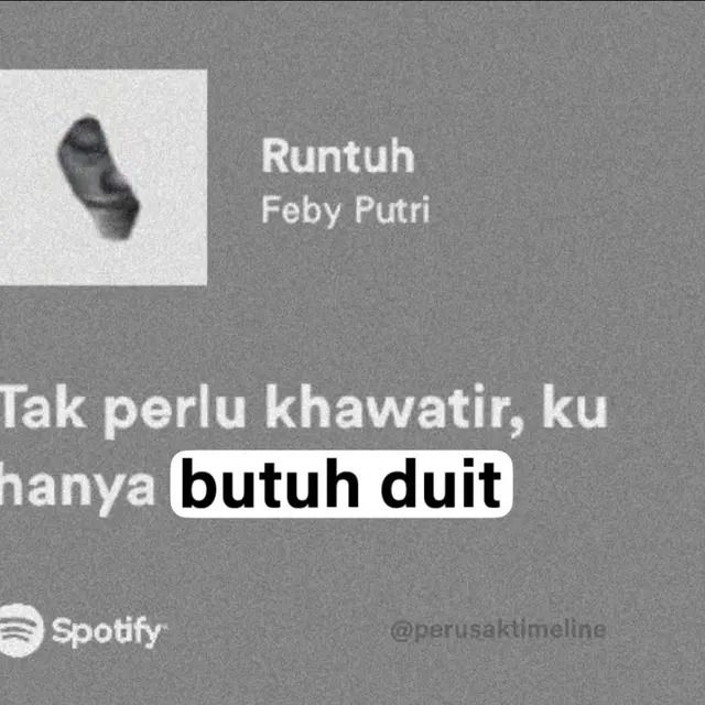 5 Meme ‘Lirik Lagu’ Butuh Uang yang Kocak Abis, Jeritan Akhir Bulan ...