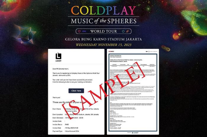Berhasil Dapat Tiket Coldplay Jakarta? Jangan Share Booking Confirmation ke Medsos! - CewekBanget