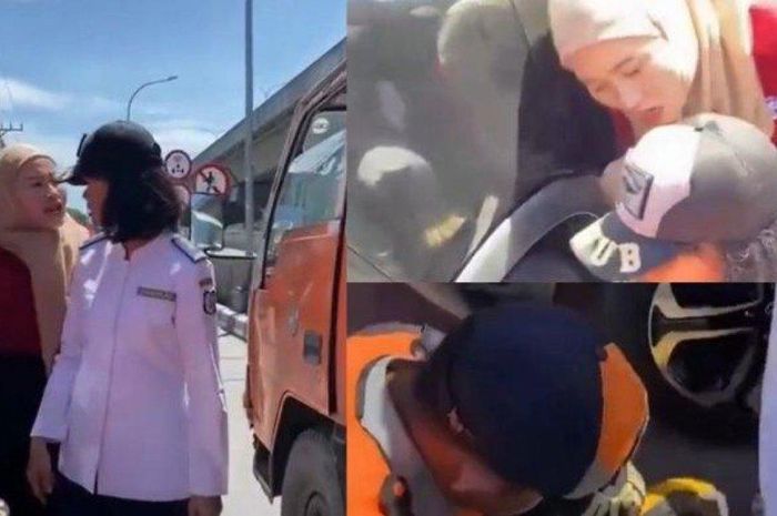 Tak Terima Mobilnya Digembok Gegara Parkir Sembarangan, Emak-emak Ini Ludahi dan dan Tantrum ke ...