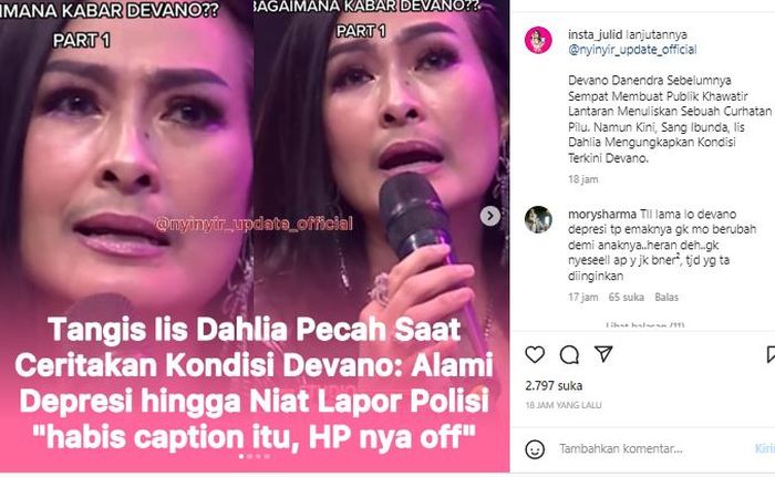 Devano Danendra Pengin Bunuh Diri Gegara Depresi Dibully Netizen, Iis ...
