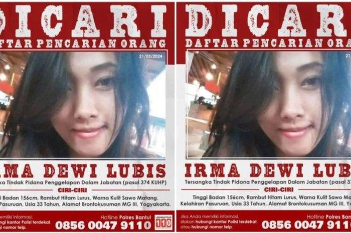 Viral, Perempuan Cantik Ini Masuk Daftar DPO dan Jadi Buronan Polisi di ...