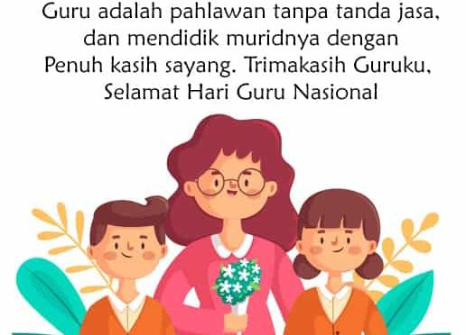 10 Poster Hari Guru Paling Kreatif, dengan Kata Mutiara Penuh Makna ...