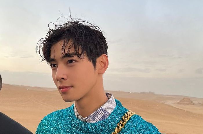 Intip Penampilan Cha Eun Woo Memikat Kenakan Outfit Androgini saat ...