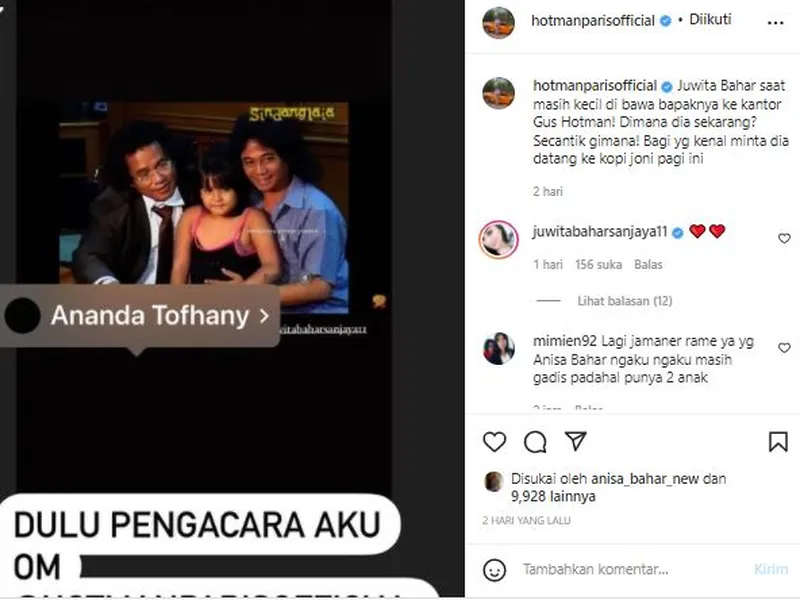 Pamer-pamer Foto Aspri Cantik, Hotman Paris Kuras Paket Data Netizen ...