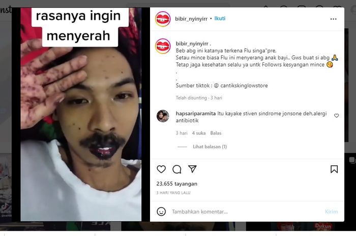 Viral TikTok Pria di Madiun Terkena Flu Singapura Waspadai Gejalanya ... Viral TikTok Pria di Madiun Terkena Flu Singapura Waspadai Gejalanya ...