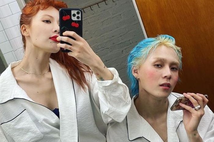 Kompak lip piercing, Benarkan HyunA dan DAWN Sudah Resmi Balikan ...