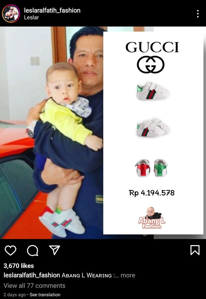 Usianya Baru 7 Bulan, Putra Lesti Kejora dan Rizky Billar Pakai Sepatu ...