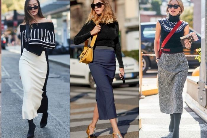 Terlihat Lebih Tinggi, Inilah Pilihan Model Rok Panjang yang Cocok ...