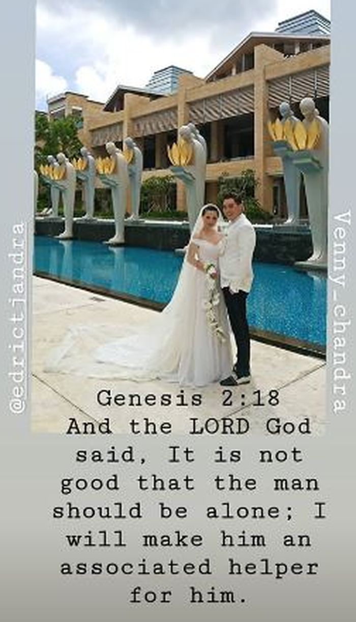 Resmi Menikah, Berikut Foto-foto Pernikahan Edric Tjandra dan Venny ...