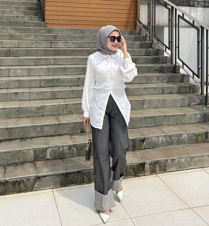 Inspirasi Baju Kerja Wanita Hijab yang Tetap Modis dari Selebgram - Stylo
