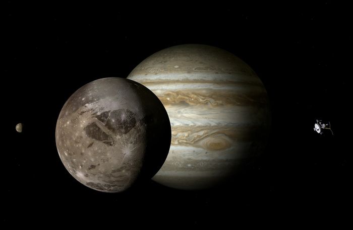 Ganymede, Satelit Alami Jupiter dengan Ukuran Terbesar di Tata Surya ...