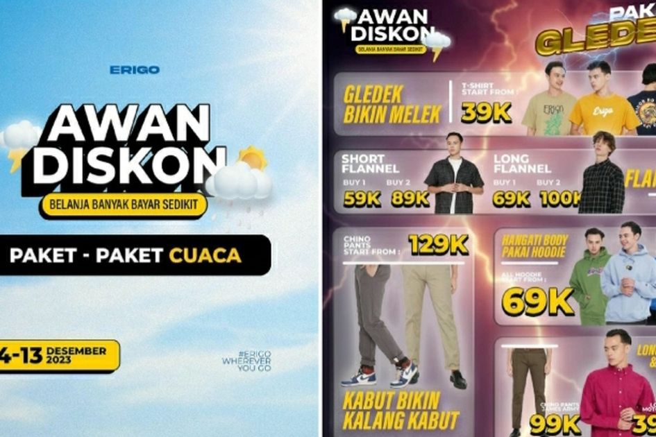 Berita Promo Erigo Terbaru Hari Ini - Grid Fame Berita Promo Erigo Terbaru Hari Ini - Grid Fame