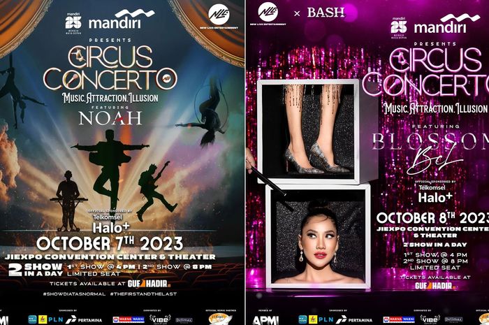Berkonsep Sirkus, Noah dan BCL Gelar Konser Mulai Hari Ini