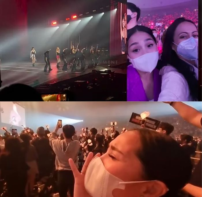 Nonton Konser BLACKPINK di Barisan Depan, Nagita Slavina Takjub Lihat ...