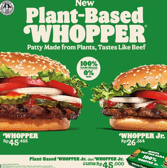 Burger King Rilis Menu Plant-Based Whopper, Serupa Tapi Tak Sama - Hai