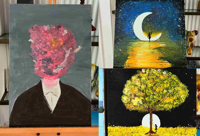 Keren Banget, Aura Kasih Bagikan Beberapa Foto Lukisan Buatannya ...