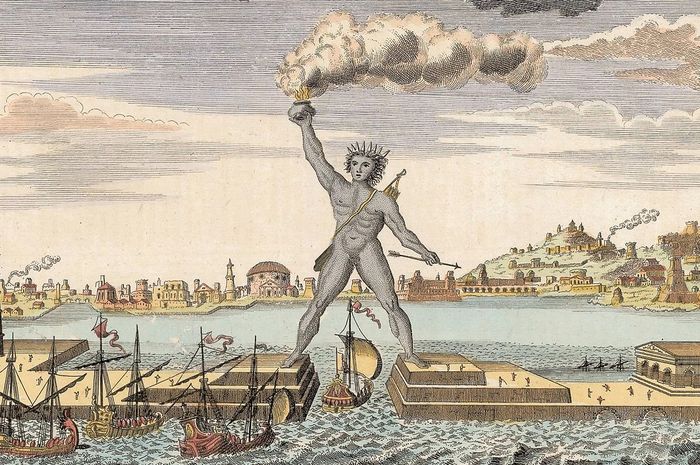 Patung Colossus of Rhodes, Simbol Kemenangan dalam Sejarah Yunani Kuno ...