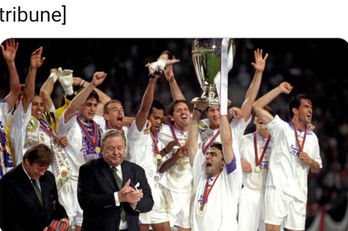 Juarai Liga Champions 1998, Para Pemain Real Madrid Ternyata Begadang ...