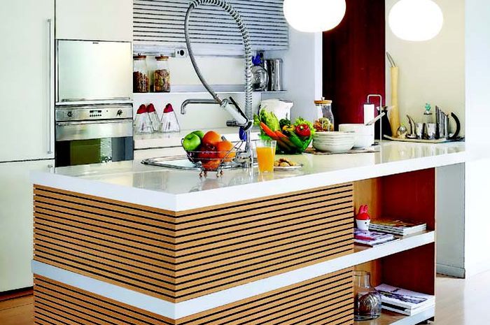 Ini Rahasia Dapur Elegan Berbahan ‘Kayu’ tapi Aman Air dan Api - iDEA