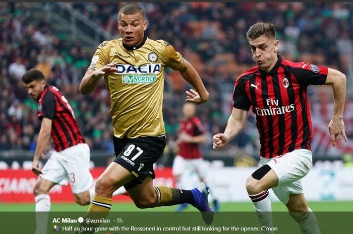 Eksperimen Formasi Dadakan AC Milan Hanya Bertahan Satu Babak ...