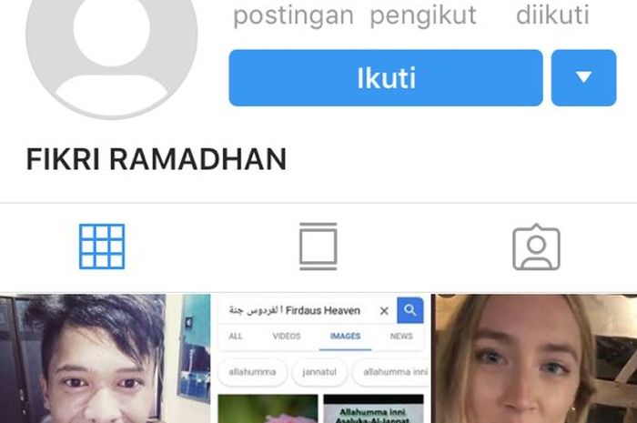 Netizen Twitter Ungkap Akun Instagram Misterius Fikri Ramadhan - Hai