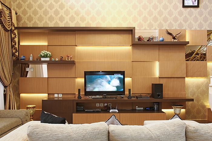 Bisa Dicontek, Begini Inspirasi Panel TV di Ruang Tamu Ciamik 2020 - iDEA