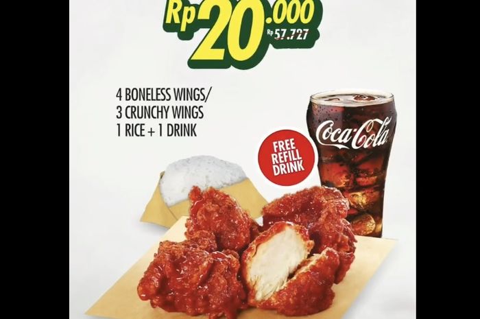 Promo Wingstop, Beli Menu Spesial Ini Cuma Rp20 Ribu Dijamin Kenyang ...