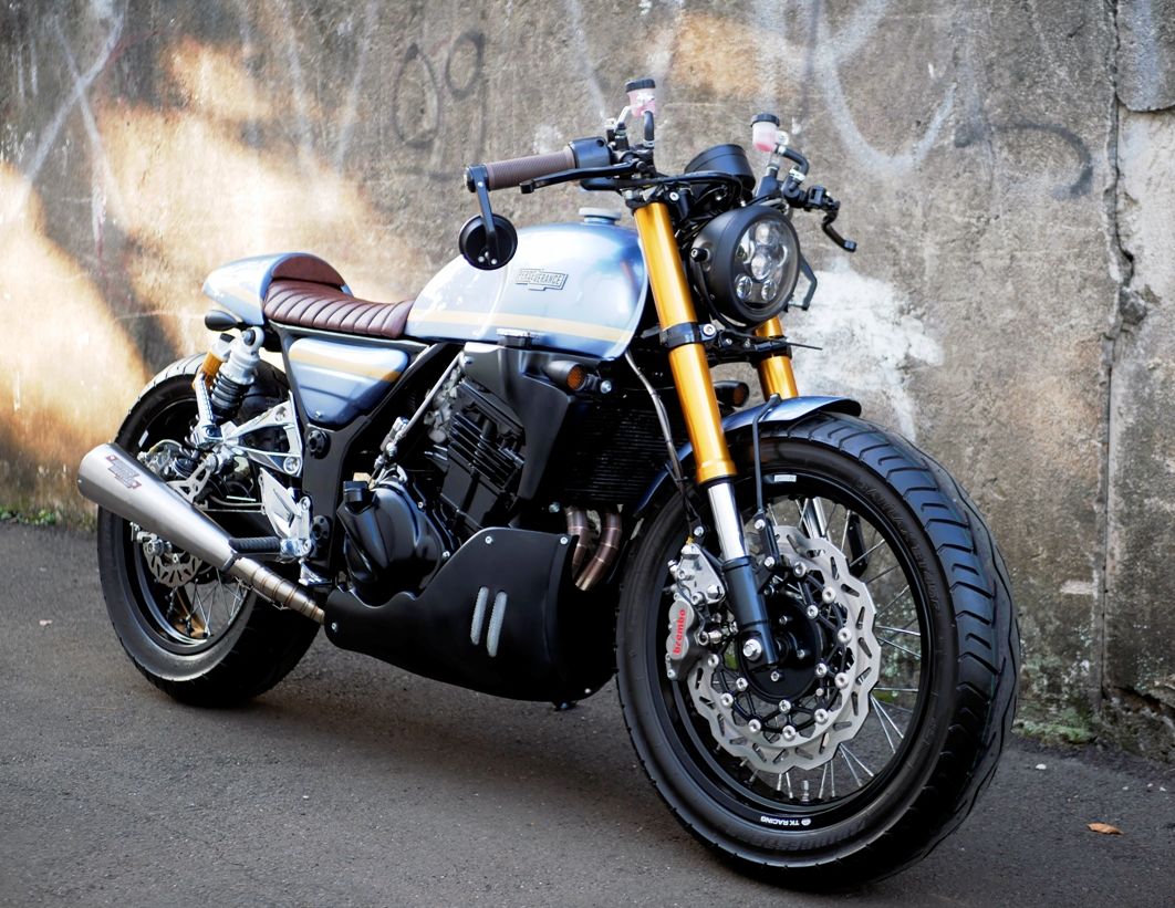 Modifikasi Kawasaki Ninja 250 Cafe Racer | Reviewmotors.co