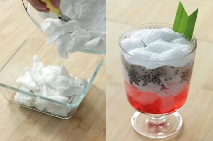Resep Es Kopyor Jelly yang Praktis, Cocok Disajikan saat Kumpul Lebaran